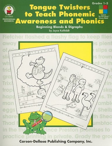 Tongue Twisters to Teach Phonemic Awareness And Phonics: Beginning ...