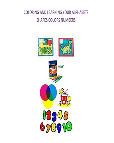 Coloring and learning your Alphabets, Shapes, Colors and numbers By ...