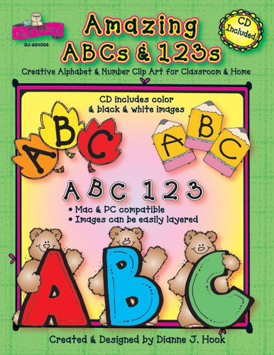 Amazing Abcs And 123s: Creative Alphabet & Number Clip Art for ...