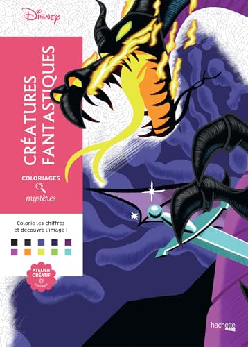 Coloriages mysteres Disney Creatures fantastiques Coloriez les chiffres ...