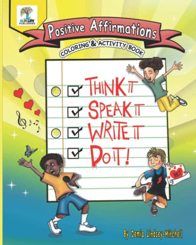 Think It, Speak It, Write It, Do It: Positive Affirmations Activity and ...