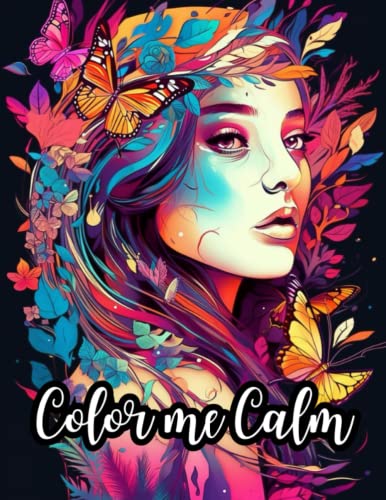 Color Me Calm: Inspirational quotes coloring book: Calm anxiety ...