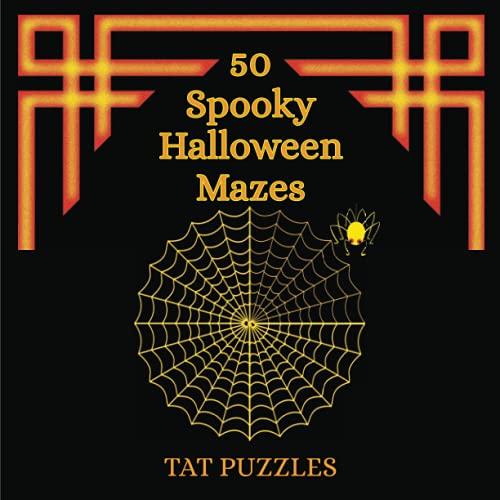 50 Spooky Halloween Mazes By Tat Puzzles | World of Books