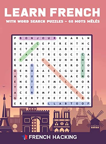Learn French With Word Search Puzzles - 68 Mots Meles By French Hacking ...