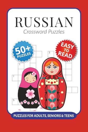 Russian Crossword Puzzles: Crossword Puzzles with Easy to Read Print ...