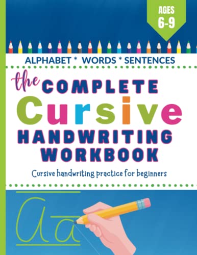 Complete Cursive Handwriting Workbook, Cursive Handwriting Practice ...