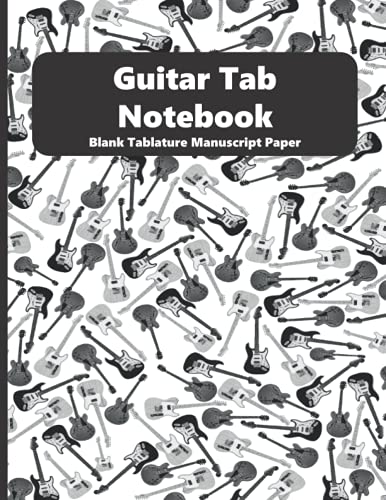 Guitar Tab Notebook Blank Tablature Manuscript Paper: 130 pages, 8.5 x ...