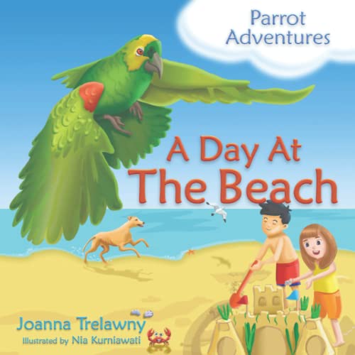 A Day At The Beach: A Funny Animal Story For Preschool Kids (Parrot ...