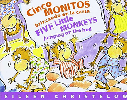 Cinco Monitos Brincando en la Cama/Five Little Monkeys Jumping On The ...