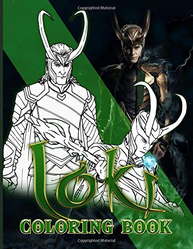 Loki Coloring Book: Loki Nice Coloring Books For Adults By Marsh Isaac | World of Books AU