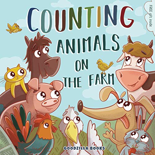 Counting Animals on the Farm: Counting book for kids, Learn numbers ...