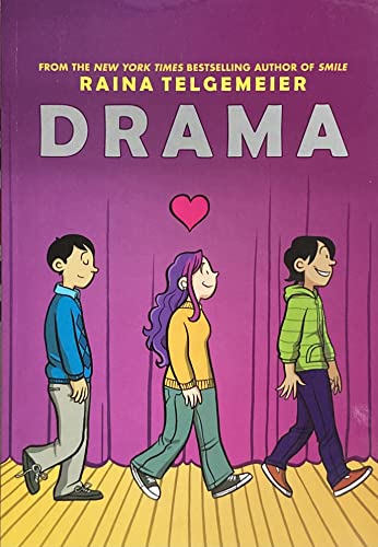Raina Telgemeier 5 Books Box Set -- Smile; Drama; Sisters; Ghosts ...