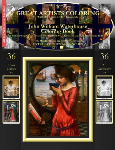 John William Waterhouse Coloring Book: John William Waterhouse ...