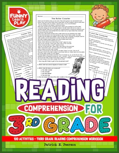 Reading Comprehension Grade 3: 100 Activities - Third grade reading ...