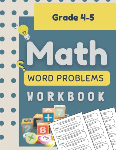 Math Word Problems Workbook Grade 4-5: Addition, Subtraction ...