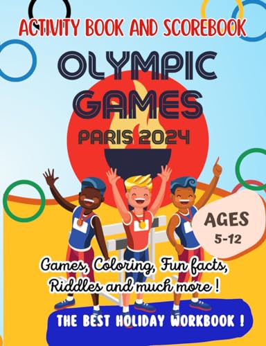 Olympic Games - Activity book for kids (5 to 12) include mazes, word ...