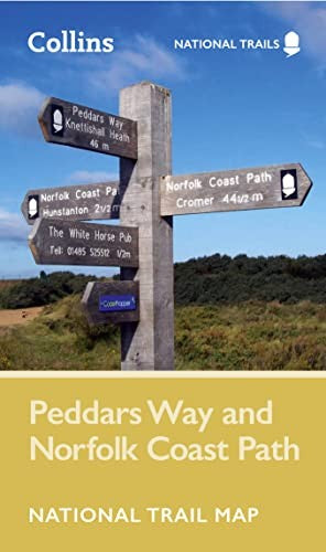 Peddars Way and Norfolk Coast Path National Trail Map By Collins Maps ...