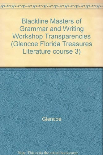 Blackline Masters of Grammar and Writing Workshop Transparencies ...