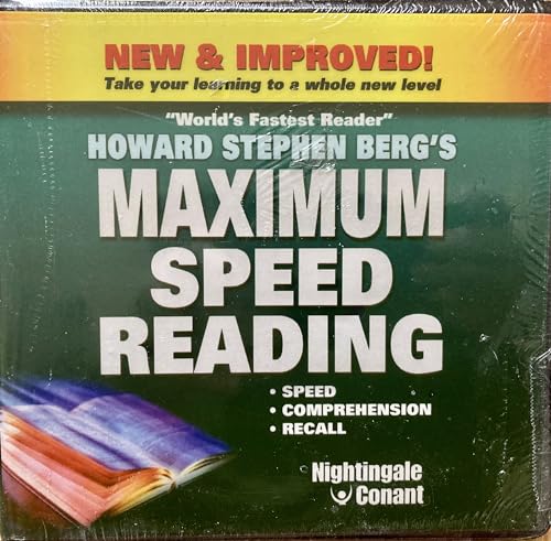 Howard Stephen Berg's Maximum Speed Reading (World's Fastest Reader ...
