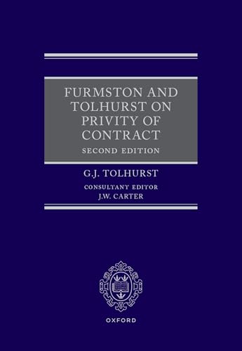 Furmston and Tolhurst on Privity of Contract By Gj Tolhurst | World of ...