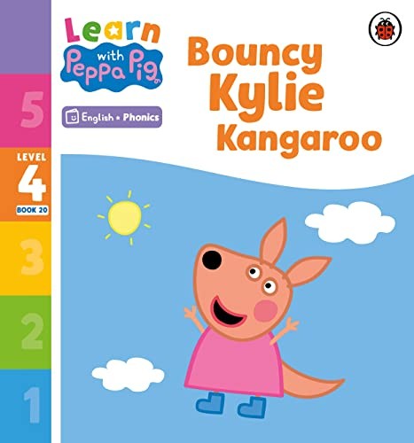 Learn with Peppa Phonics Level 4 Book 20 Bouncy Kylie Kangaroo (Phonics ...
