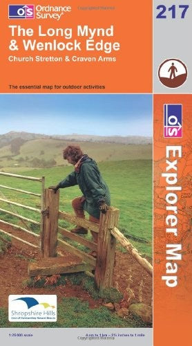 Long Mynd and Wenlock Edge By Ordnance Survey| World of Books GB