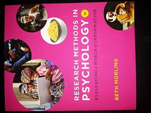 Research Methods in Psychology By Beth Morling | World of Books GB