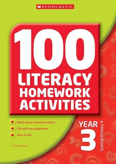 100 Literacy Homework Activities Year 3 By Chris Webster| World of Books GB