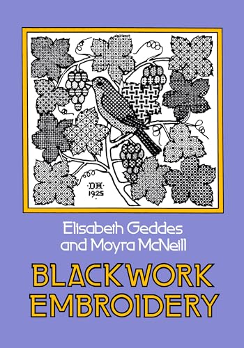 Blackwork Embroidery By Elisabeth Geddes | World of Books GB