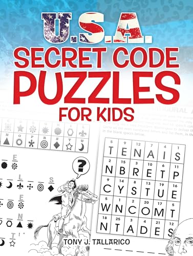 U.S.A. Secret Code Puzzles for Kids By Tony Tallarico | World of Books US