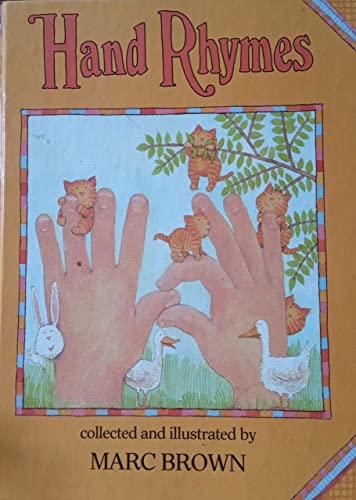 Brown Marc : Hand Rhymes (Hbk) By Marc Tolon Brown| World of Books US
