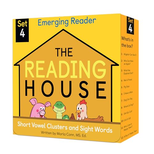 The Reading House Set 4: Short Vowel Clusters and Sight Words By The ...