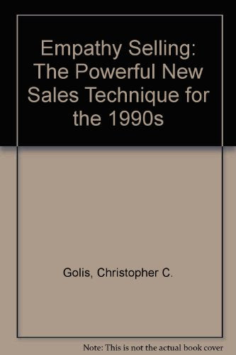 Empathy Selling By Christopher C Golis | World of Books GB