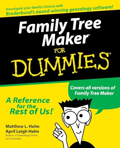 Family Tree Maker For Dummies By Matthew L Helm | World of Books GB