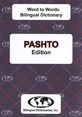 English-Pashto & Pashto-English Word-to-Word Dictionary By C Sesma ...