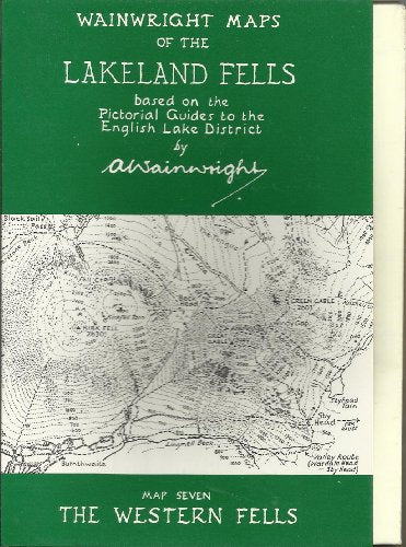 Wainwright Maps of the Lakeland Fells By Alfred Wainwright | World of Books