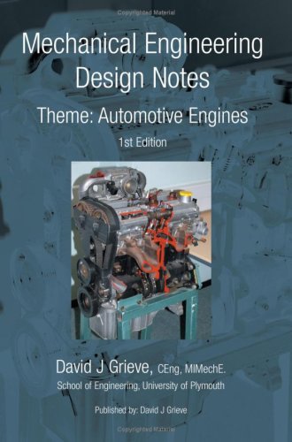 Mechanical Engineering Design Notes Theme: Automotive Engines By David ...