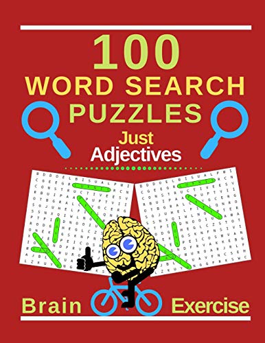 100 Word Search Puzzles. Just Adjectives By Ts Puzzle Press | World of ...