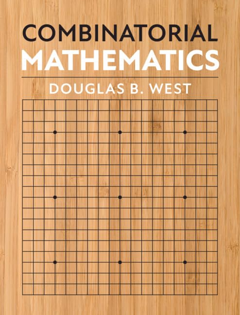 Combinatorial Mathematics By Douglas B West| World of Books US