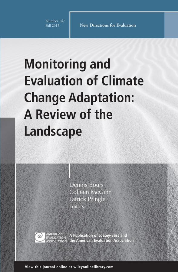Monitoring and Evaluation of Climate Change Adaptation: A Review of the ...
