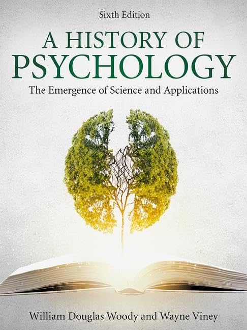 A History of Psychology By William Woody | World of Books US