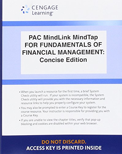 Bundle Fundamentals of Financial Management Concise Edition th LMS ...