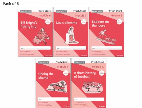 Read Write Inc. Fresh Start: 2024 Modules 6-10 - Pack of 5 By Ruth ...