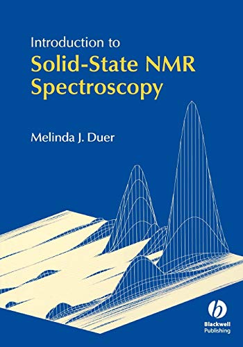 Introduction to Solid-State NMR Spectroscopy By Melinda J Duer | World ...