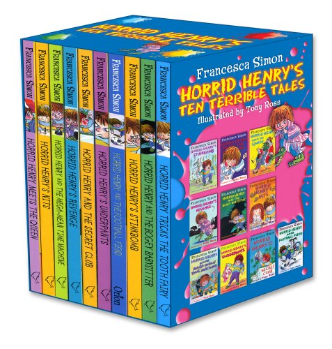 Horrid Henry's Ten Terrible Tales Box Set (Horrid Henry) By Francesca ...