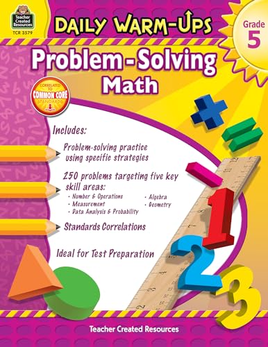 Daily Warm-Ups: Problem Solving Math Grade 5: Problem Solving Math ...