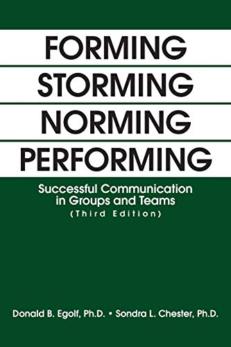 Forming Storming Norming Performing By Donald Egolf| World of Books US