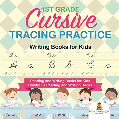 1st Grade Cursive Tracing Practice - Writing Books for Kids - Reading ...