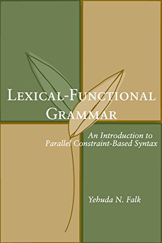 Lexical-Functional Grammar By Yehuda N Falk | World of Books GB