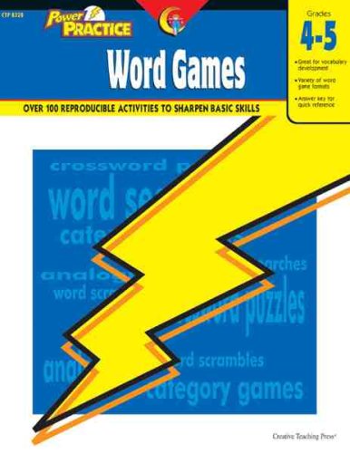 Power Practice: Word Games, Gr. 4-5 By Schwartz Linda| World of Books US